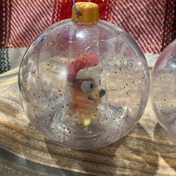 Disney | Toys | Bluey And Bingo Christmas Ornament Figurine Toy ...
